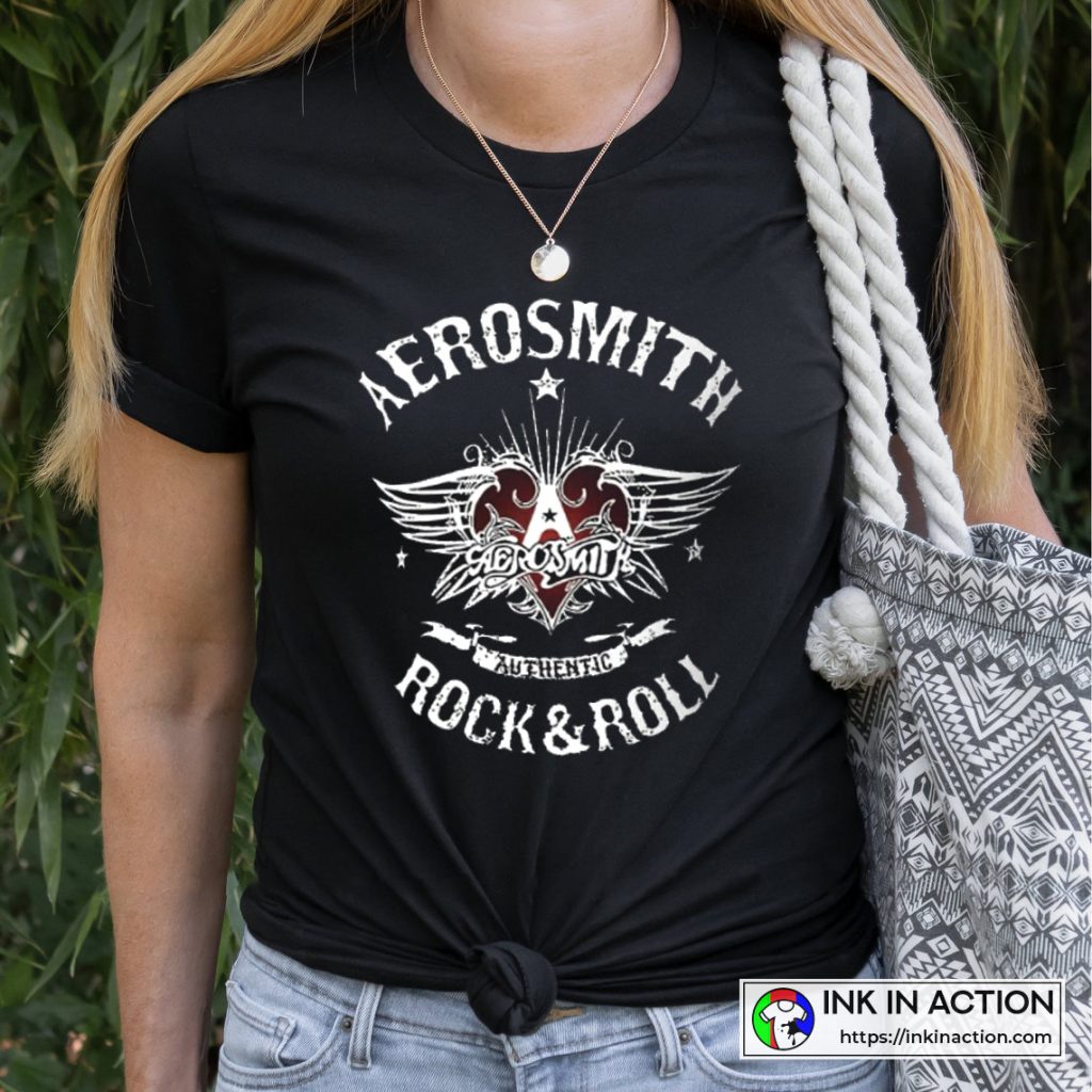 Aerosmith Authentic Rock n Roll Graphic T-shirt - Print your thoughts ...