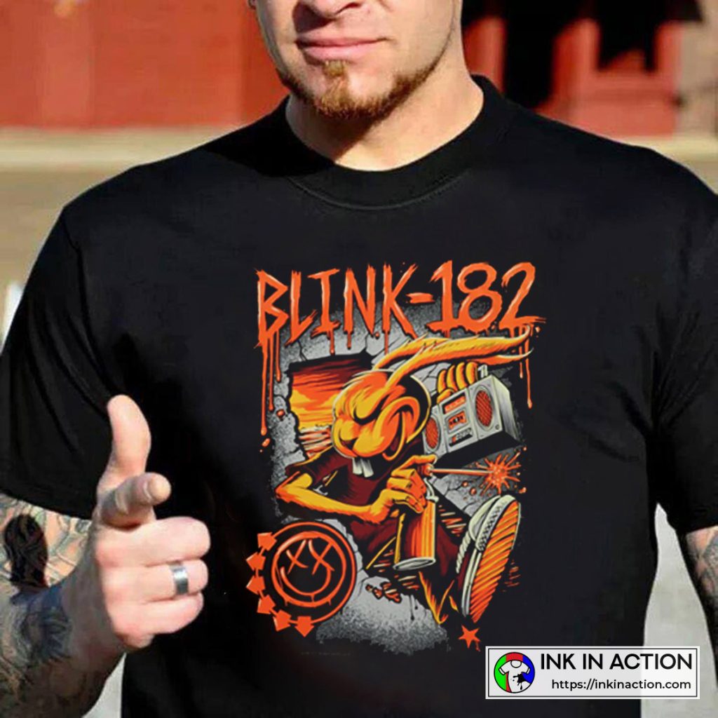 Blink 182 Rabbit Always Blink 182 Simple Black T-shirt - Print your ...