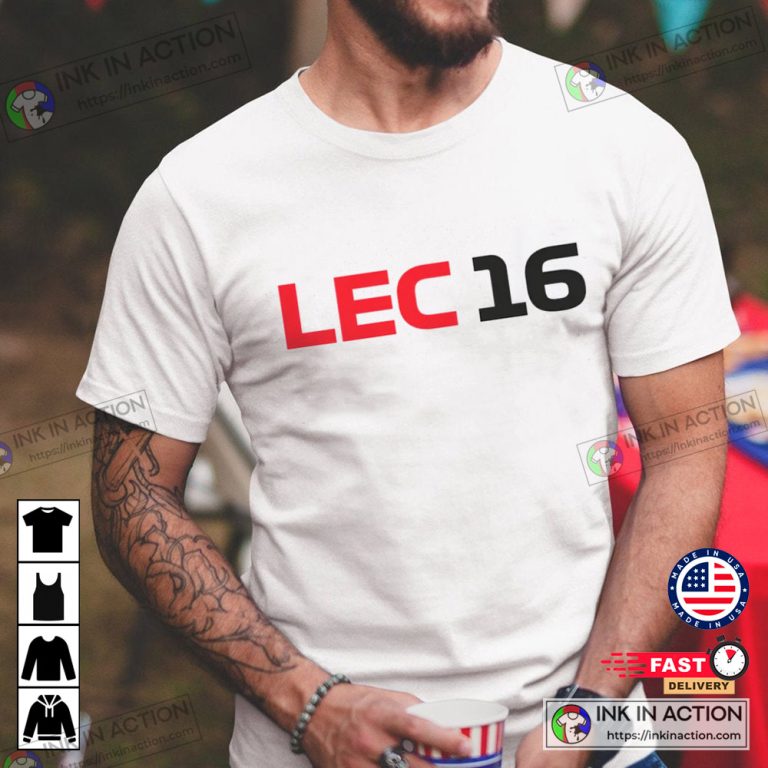 Charles Leclerc F1 Formula 1 LEC16 Ferrari Team T-shirt - Print your ...