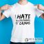 I Hate Bullfrogging My Drinks White Lie Graphic T-Shirt - Print your ...