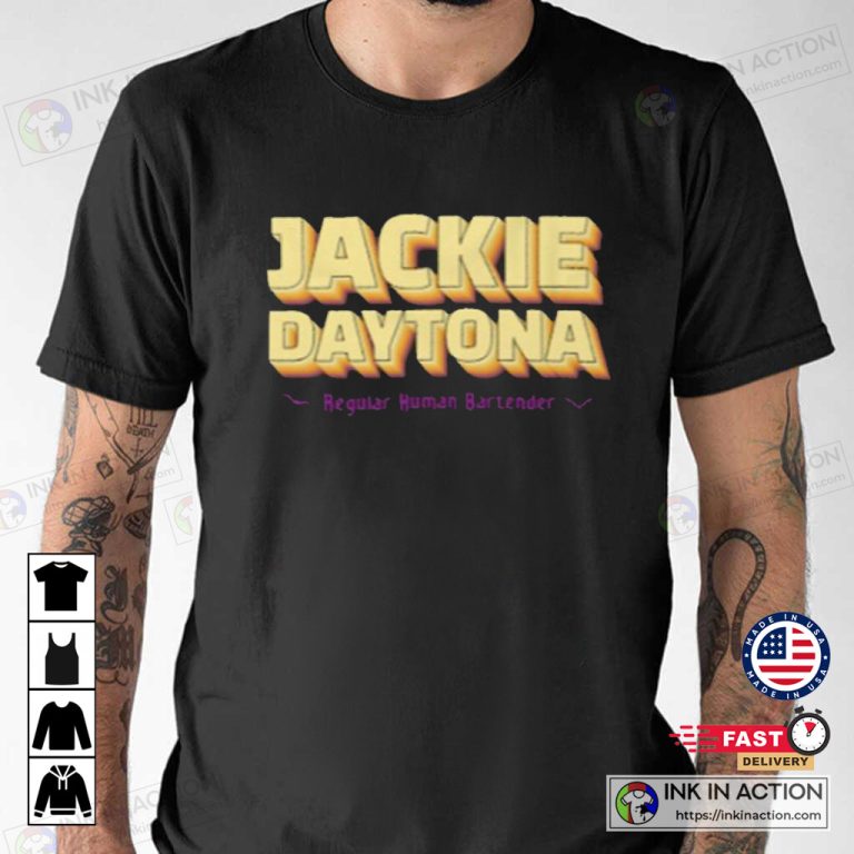 Jackie Daytona Regular Human Bartender Vintage Classic T-Shirt - Print ...