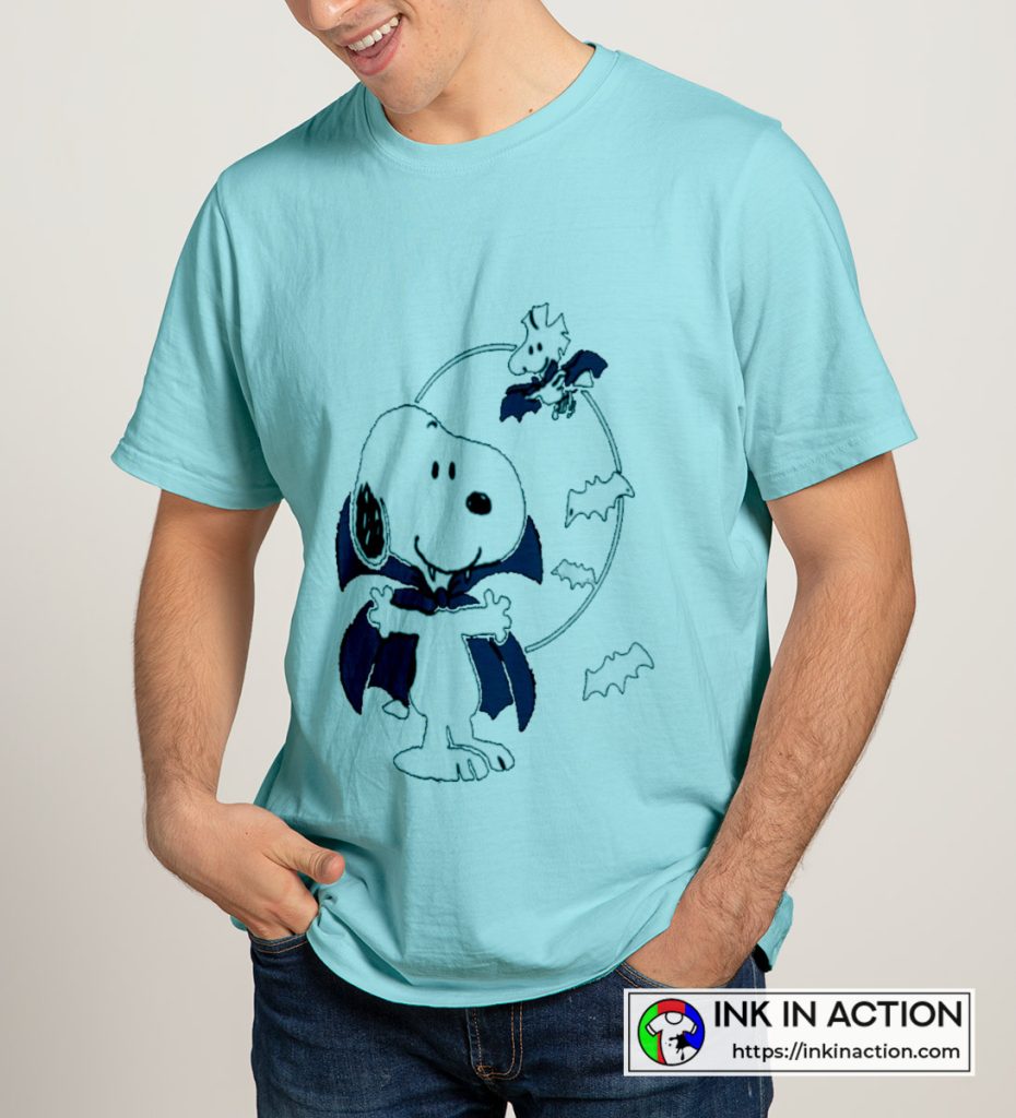 Snoopy Halloween Peanuts Halloween Snoopy Vampire T-Shirt - Print your ...