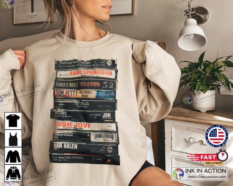 Rock Cassettes types of rock music Rock Band Unisex Vintage Feel 4 ...