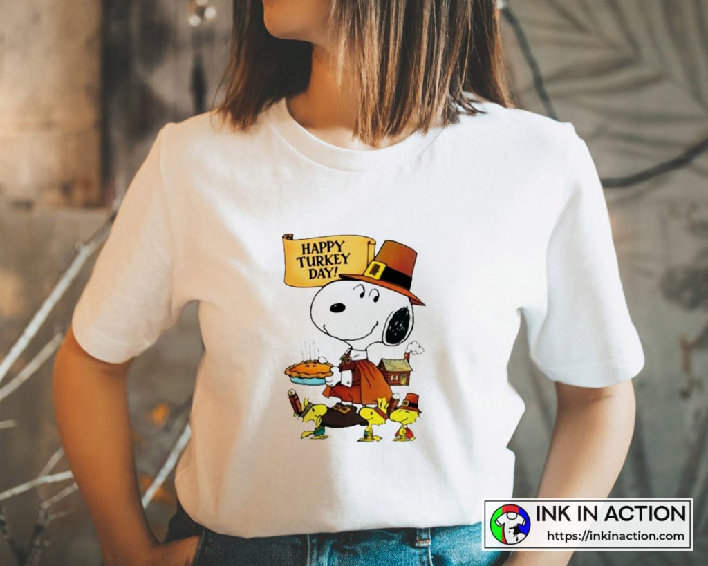 Snoopy Thanksgiving Happy Thanksgiving Happy Turkey Day Comfortable T ...