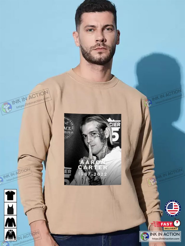 RIP Aaron Carter1987-2022 Thank You For The Memories Vintage Unisex T ...