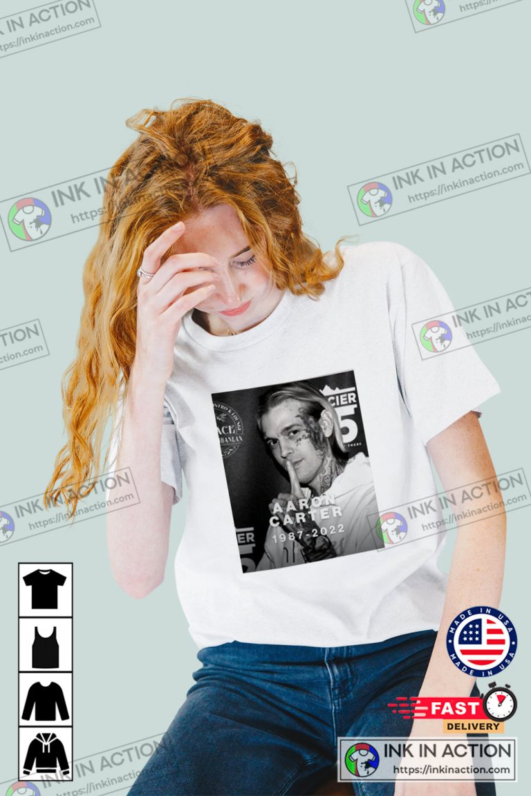 RIP Aaron Carter1987-2022 Thank You For The Memories Vintage Unisex T ...