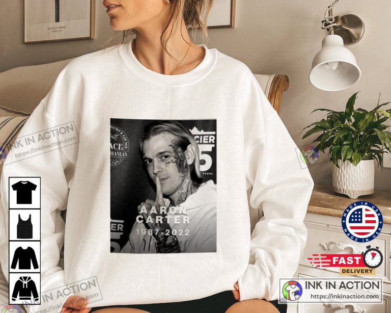 RIP Aaron Carter1987-2022 Thank You For The Memories Vintage Unisex T ...