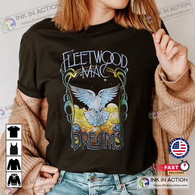 Rumours Dreams Fleetwood Mac Vintage T-shirt - Print your thoughts ...