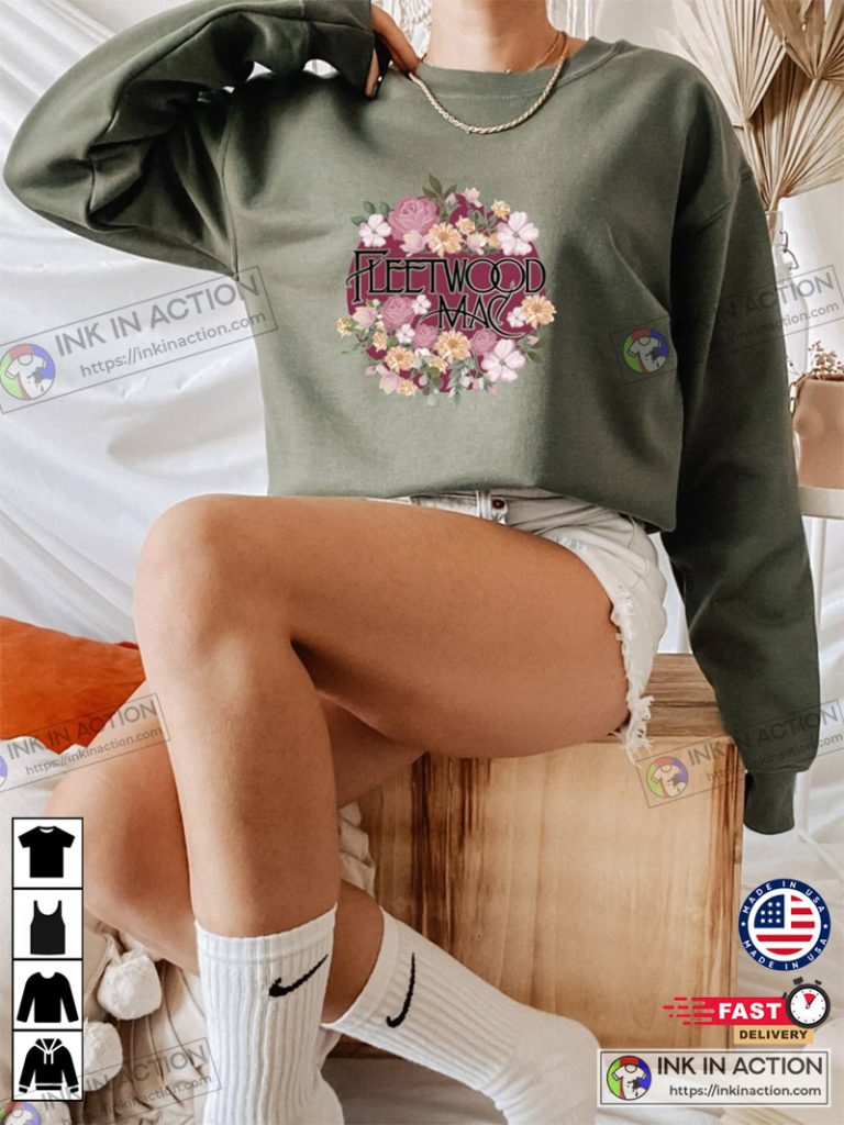 Fleetwood Mac 2022 Flower Music Lover T-shirt - Print your thoughts. Tell your stories.