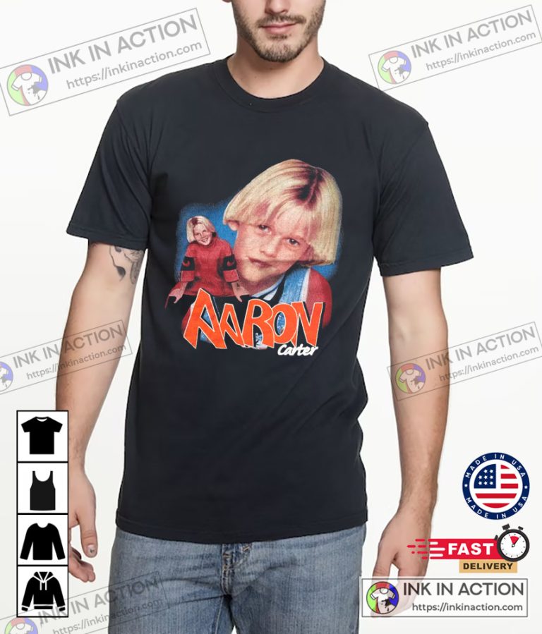 R.I.P Aaron Carter Vintage T-Shirt Rest In Peace Aaron Carter Memories ...