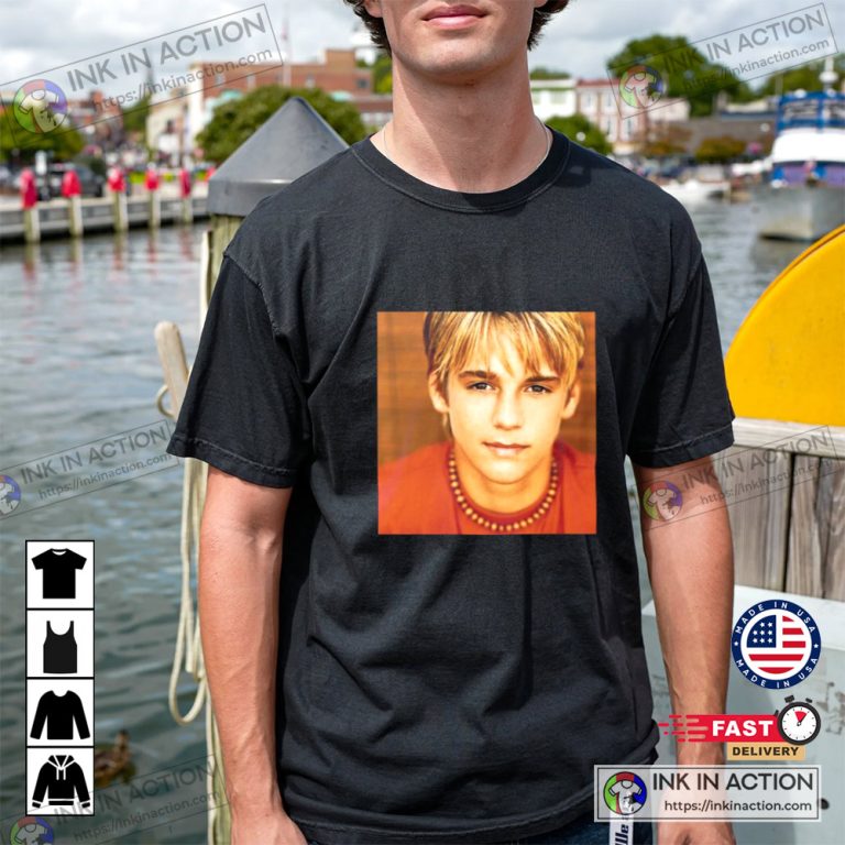 RIP Aaron Carter Vintage Aaron Carter Portrait Essential Shirt - Print ...