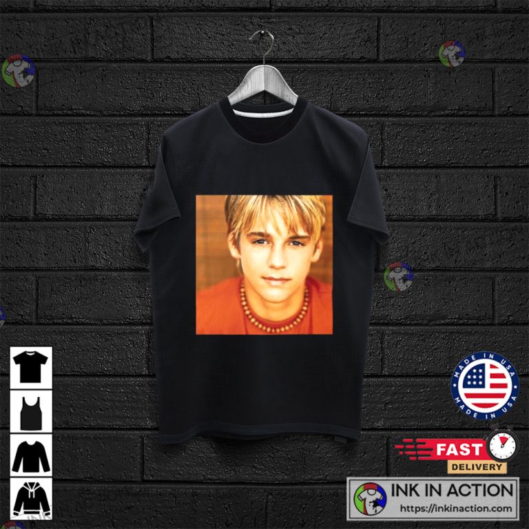 RIP Aaron Carter Vintage Aaron Carter Portrait Essential Shirt - Print ...
