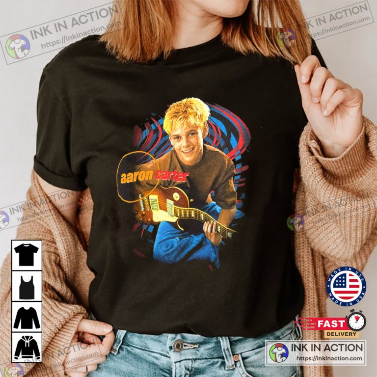 Vintage Young 2001 Aaron Carter RIP Classic Shirt - Print your thoughts ...