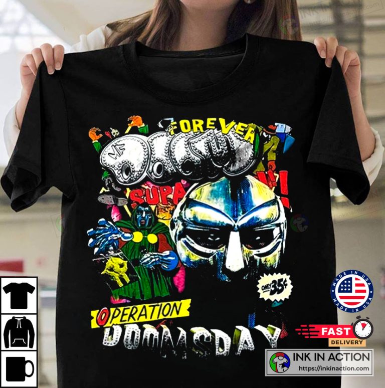 Vintage MF Doom Doomsday Rap Tee MF Doom T-shirt - Print your thoughts. Tell your stories.