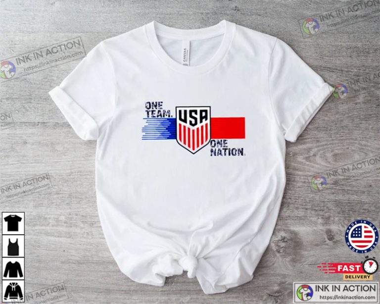 World Cup 2022 One Team One Nation USA Team Shirt - Ink In Action