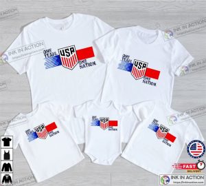 World Cup 2022 One Team One Nation USA Team Shirt - Ink In Action