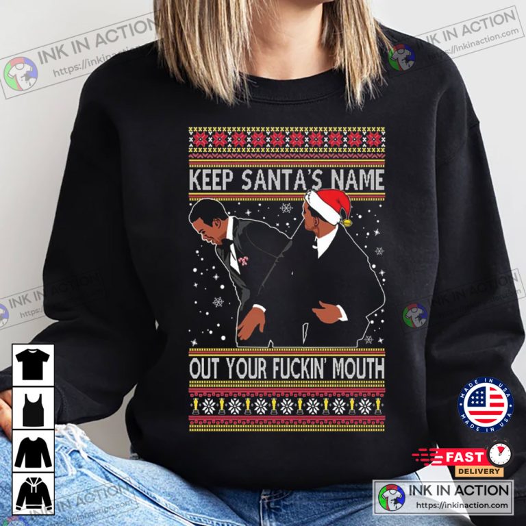 Slap Will Chris Meme 2022 Ugly Christmas Sweater Funny Shirt - Print ...