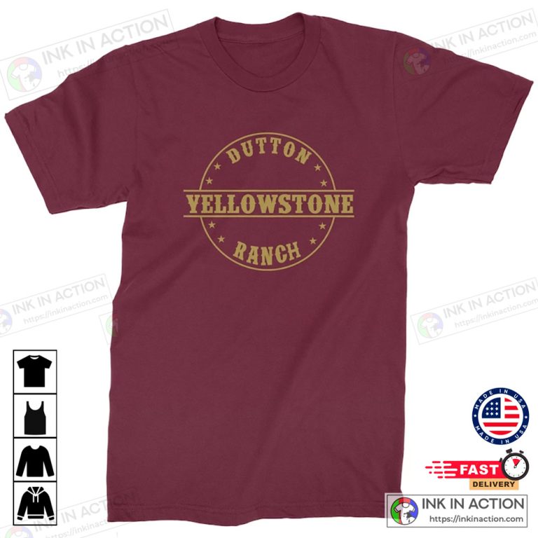 Yellowstone Ranch Logo Basic Men T-shirt - Print your thoughts. Tell ...