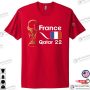France National Football Team Custom Name and Number Shirt - Print your ...