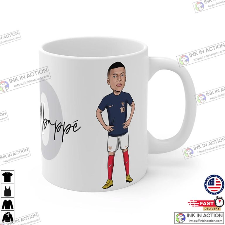 Kylian Mbappé Coffee Mug France Mbappe 2022 World Cup Fans Gift - Print ...