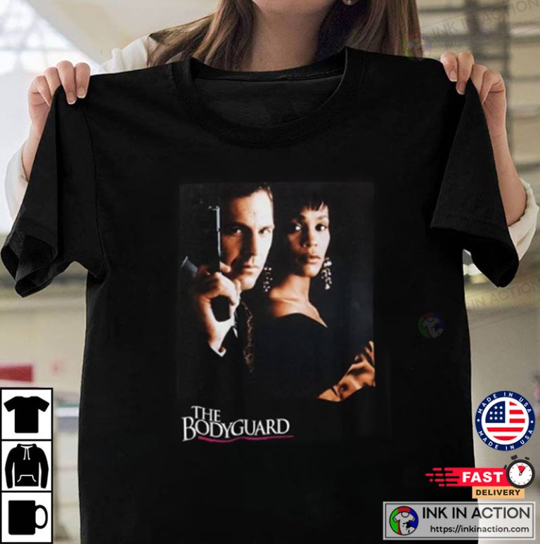 The Bodyguard Whitney Houston 90s Aesthetic Movie Retro Unisex Shirt ...