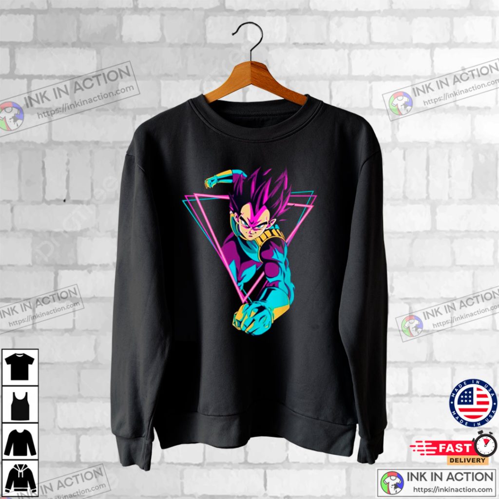 Anime Retro Dragon Ball Super Hero Vegeta T Shirt - Print your thoughts ...