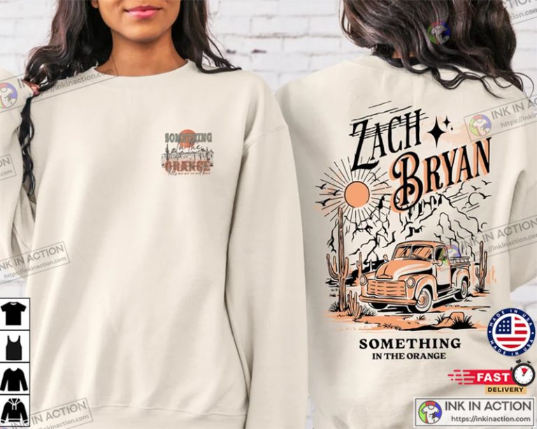 Zach Bryan Merch, Zach Bryan Something In The Orange T-shirt - Print ...