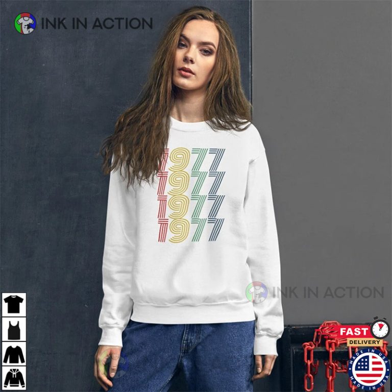 1977 Birthday, 1977 Essentials Tee - Print your thoughts. Tell your ...
