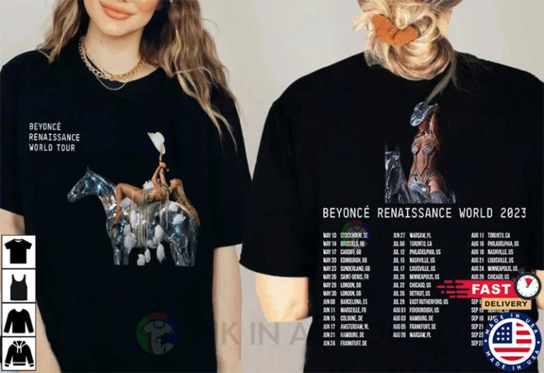 Beyoncé Renaissance World Tour Merch T-shirt - Print your thoughts ...