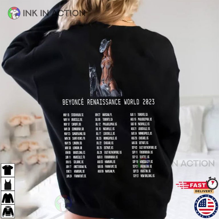 Beyoncé Renaissance World Tour Merch T-shirt - Print your thoughts ...