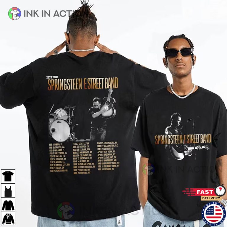 Bruce Springsteen and The E Street Band Tour 2023 Shirt - Print your ...