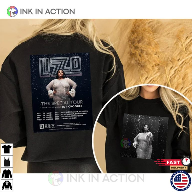 Lizzo Special World Tour 2023 Shirt, Lizzo Concert Shirt - Print your ...