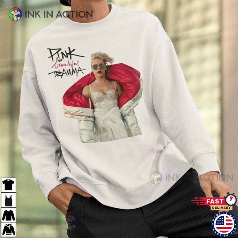 Pink Beautiful Trauma Tour T-Shirt - Print your thoughts. Tell your ...