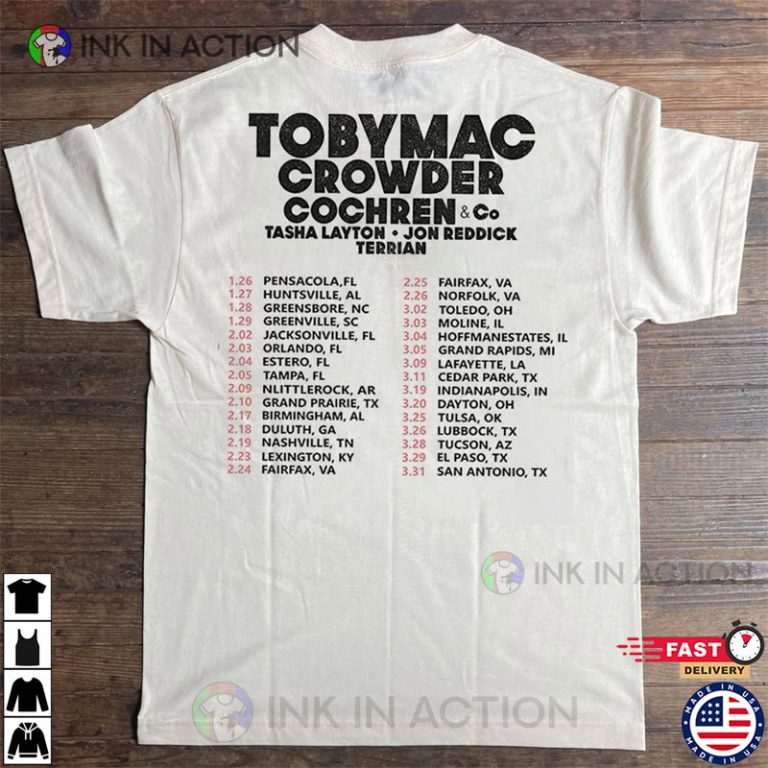Toby Mac Tour 2023 T-Shirt, Hits Deep 2023 T-Shirt - Print your ...