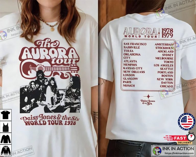 Aurora Concert Shirt, Daisy Jones And The Six Shirt, Aurora World Tour ...