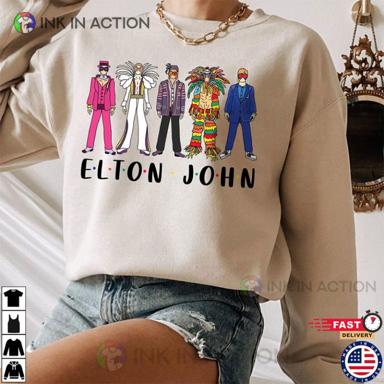 Elton John Tour 2023 Merch Fan Shirt - Print your thoughts. Tell your ...