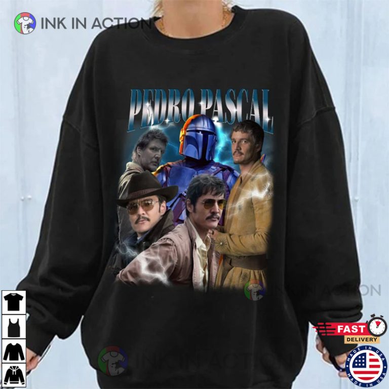 Pedro Pascal Shirt, Retro 90s Pedro Pascal Fans Gift - Print your ...