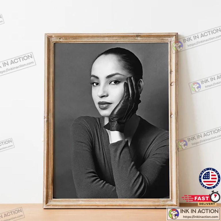 Sade Adu Retro Portrait Poster - Ink In Action