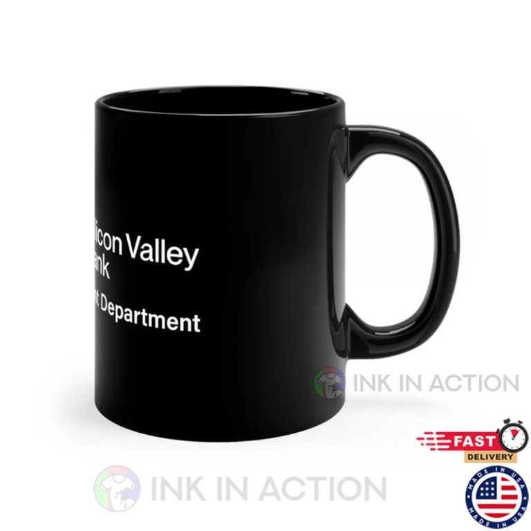 Silicon Valley Bank SVB Risk Management Department Black Mug - Print ...