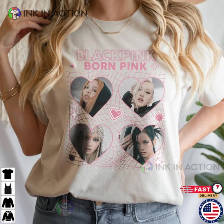 Blackpink Born Pink Shirt, Born Pink Tour - Print your thoughts. Tell ...