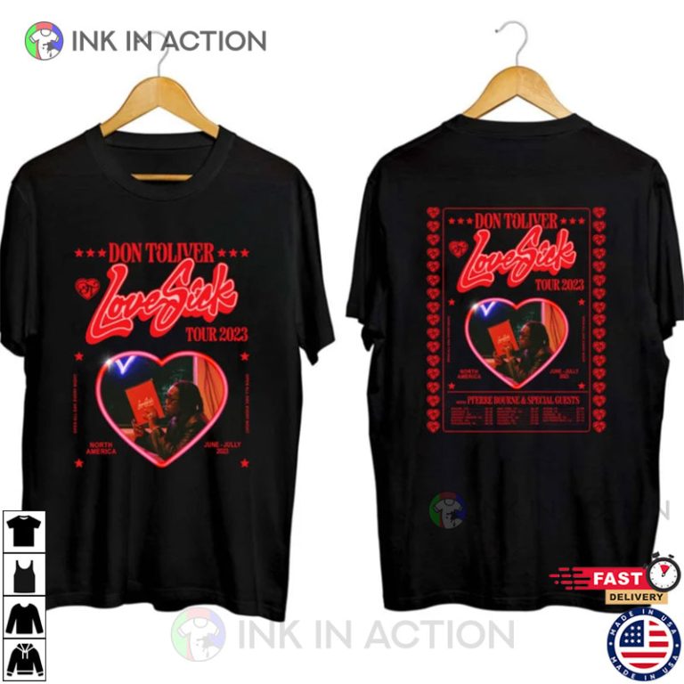 Don Toliver Love Sick Tour 2023 Shirt, Love Sick Album Shirt - Print ...