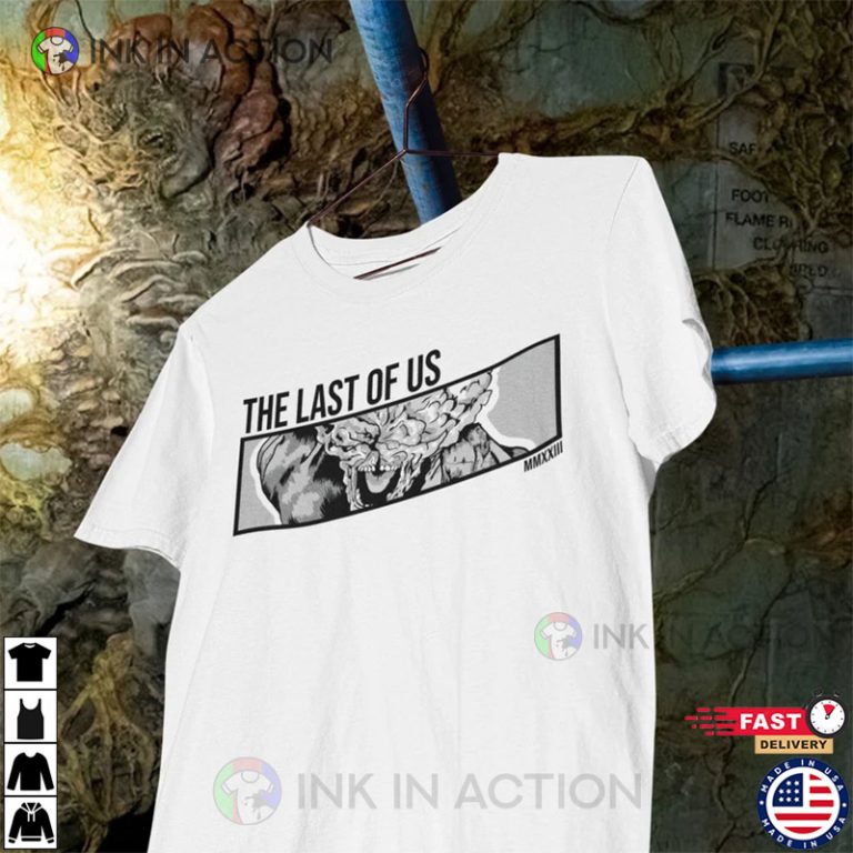 The Last of Us Clicker Mushroom Zombie TLOU Video Game Horror T-Shirt ...