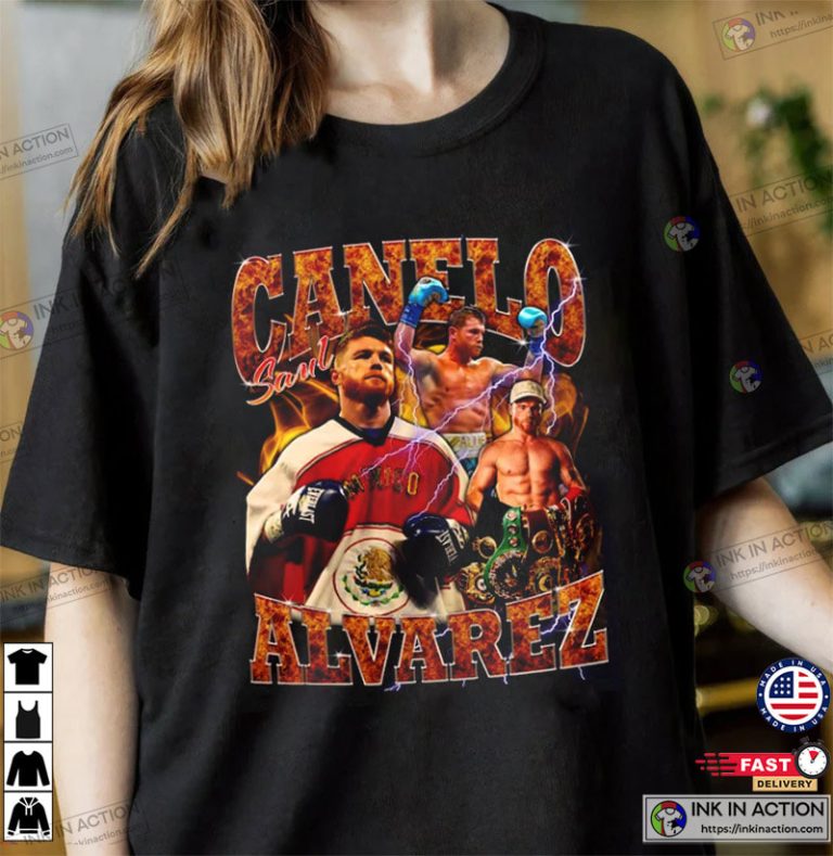Canelo Alvarez Design T-shirt, Canelo Boxing - Print your thoughts ...