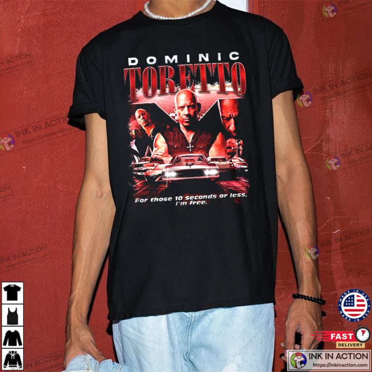 Dominic Toretto Fast And Furious T-shirt, Fast X Movie - Print your ...