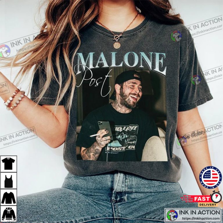 Funny Post Malone Shirt, Retro Post Malone Fan Shirt - Print your thoughts. Tell your stories.