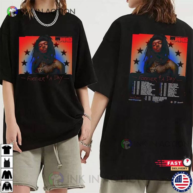 JID 2023 Europe Tour Shirt, Jid 2023 EU Concert - Print your thoughts ...