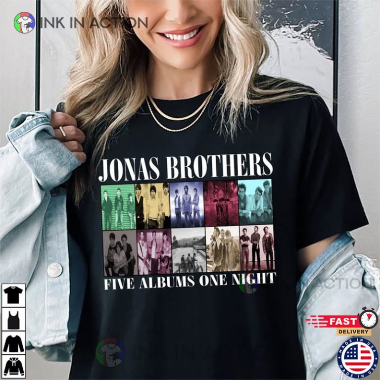 Jonas Brothers The Eras Tour Shirt, Jonas Brother Merch - Print your ...