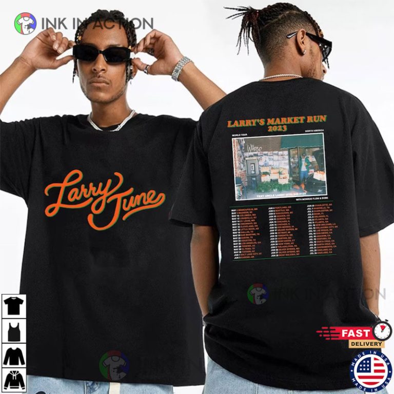 Larry June North America 2023 Tour, Larry June Merch - Ink In Action