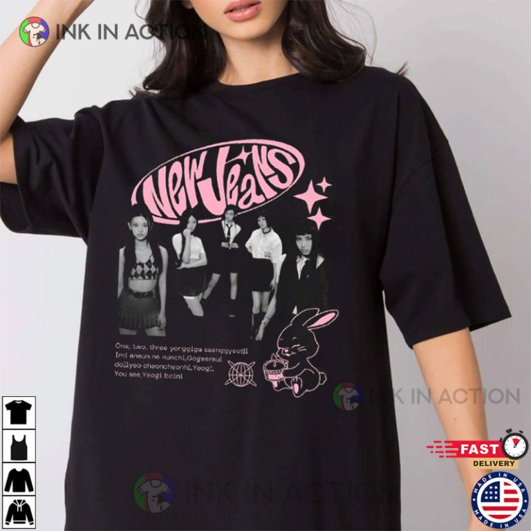 New Jeans Bunny Kpop Shirt, NewJeans Merch - Print your thoughts. Tell ...