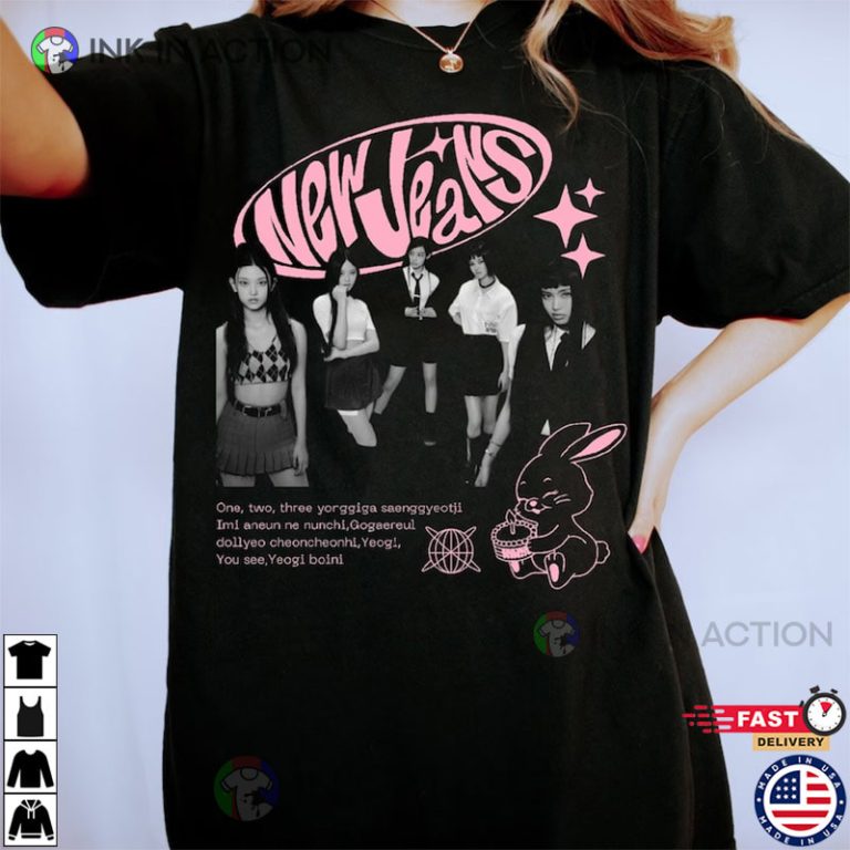 New Jeans Bunny Kpop Shirt, NewJeans Merch - Print your thoughts. Tell ...